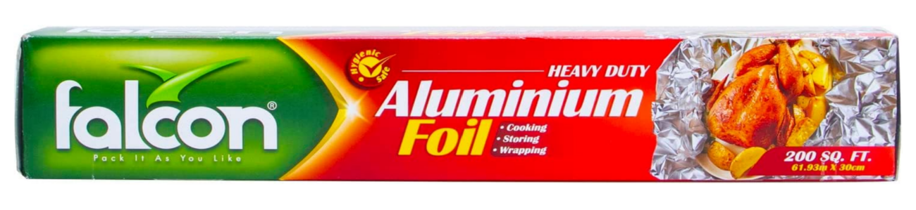 Falcon Heavy Duty Aluminum Foil Size 61.93m x 30cm 200 sq. ft 1pc ...